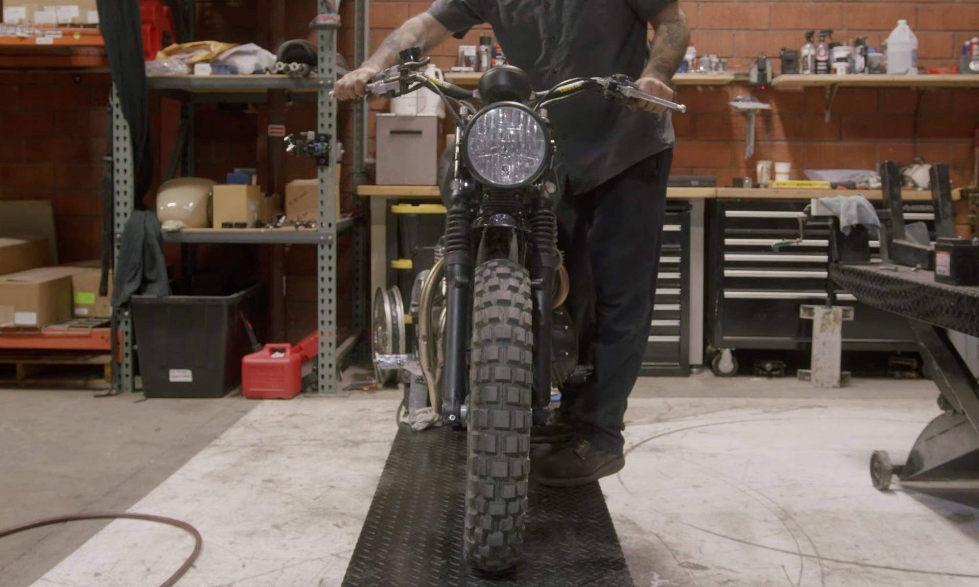 Street Scrambler to Street Sled Build - British Customs Blog