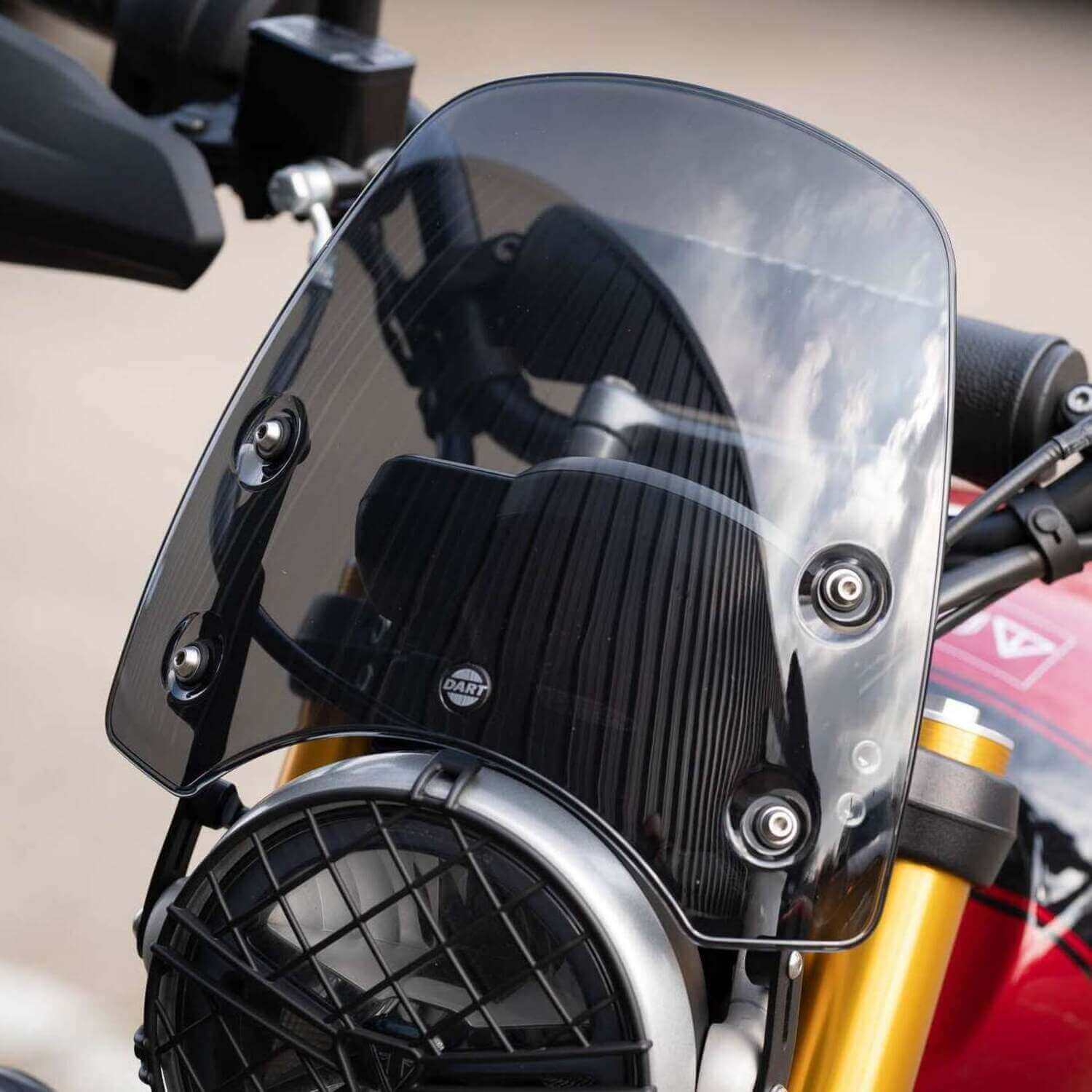 Dart Classic Series 3 Flyscreen for Triumph Scrambler 400 | Dark Tint