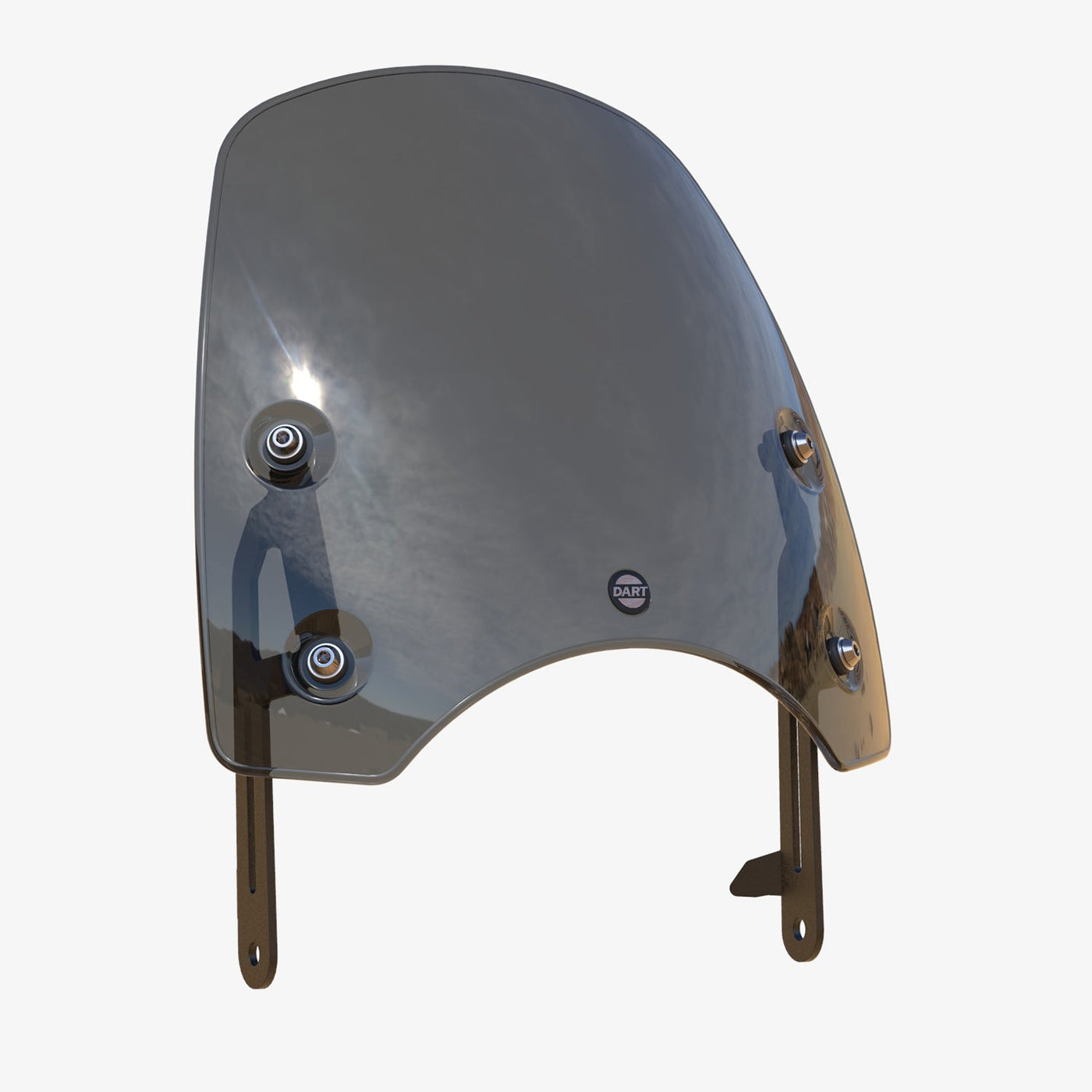 Dart Classic S3 Flyscreen for Royal Enfield Interceptor 650 | Dark Tin