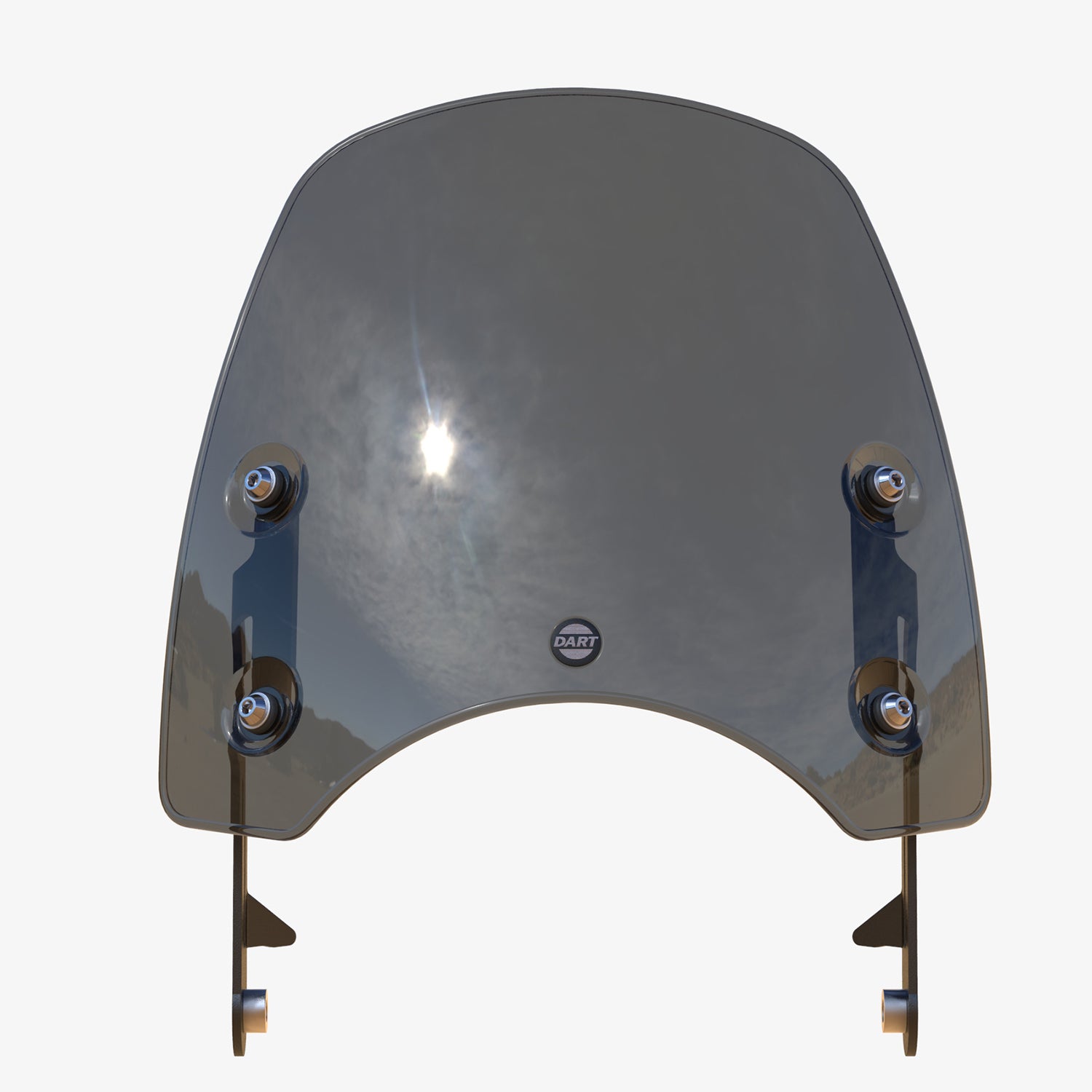 Dart Classic S3 Flyscreen for Royal Enfield Super Meteor 650 | Dark Ti
