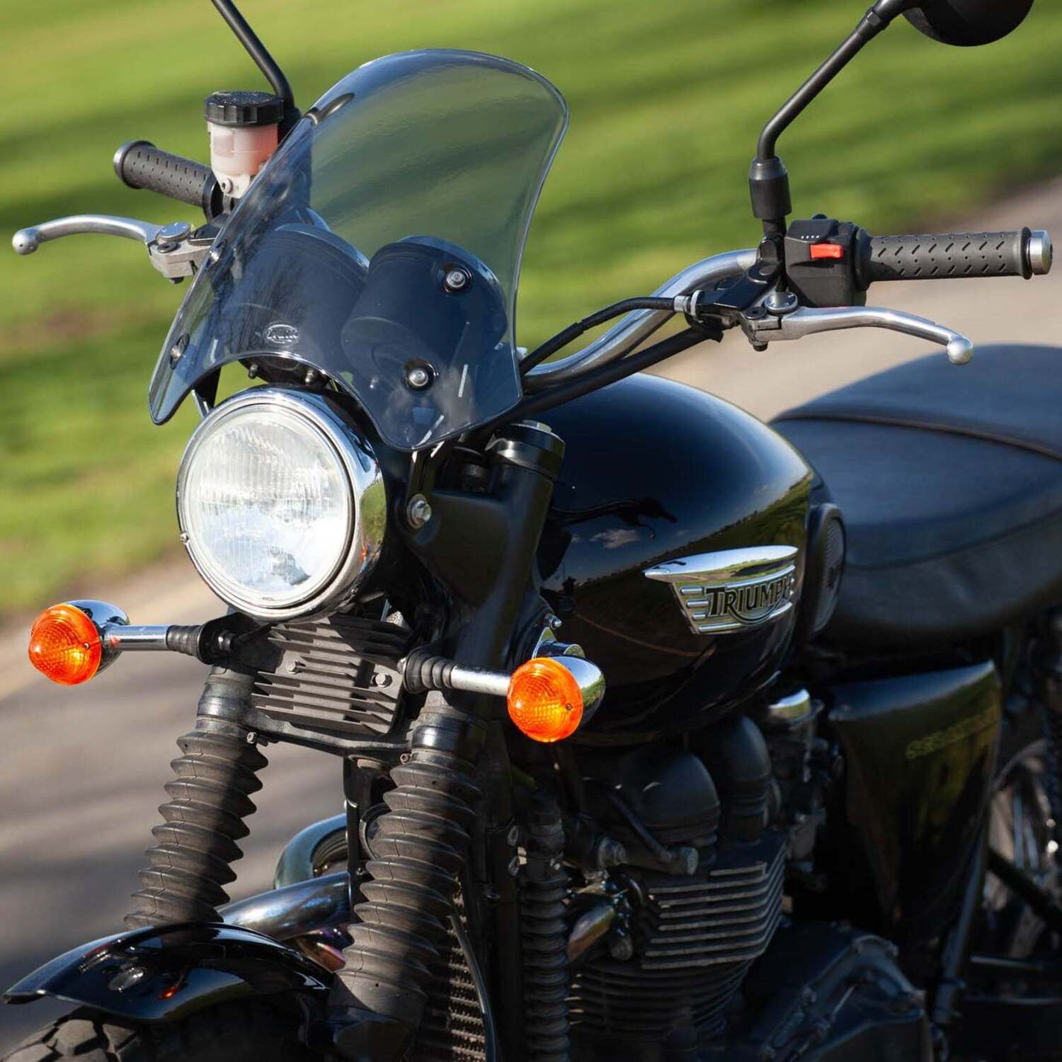 Black Marlin S3 Flyscreen for Triumph Scrambler 865 - Light Tint