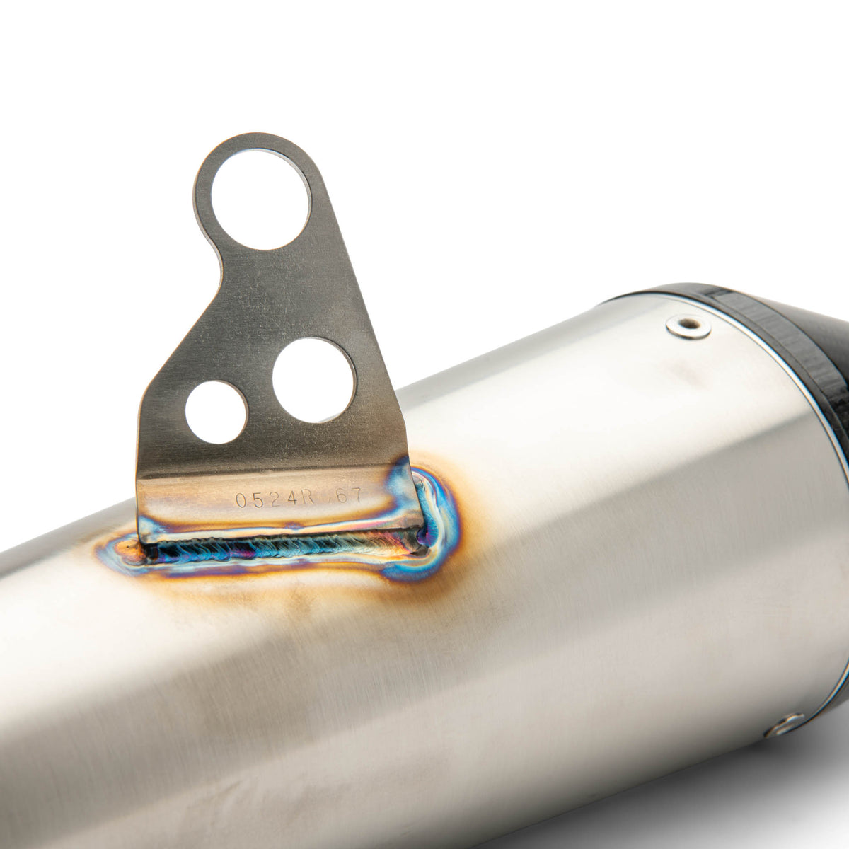 Triumph 400/400x Stubby Predator Carbon Exhaust | British Customs