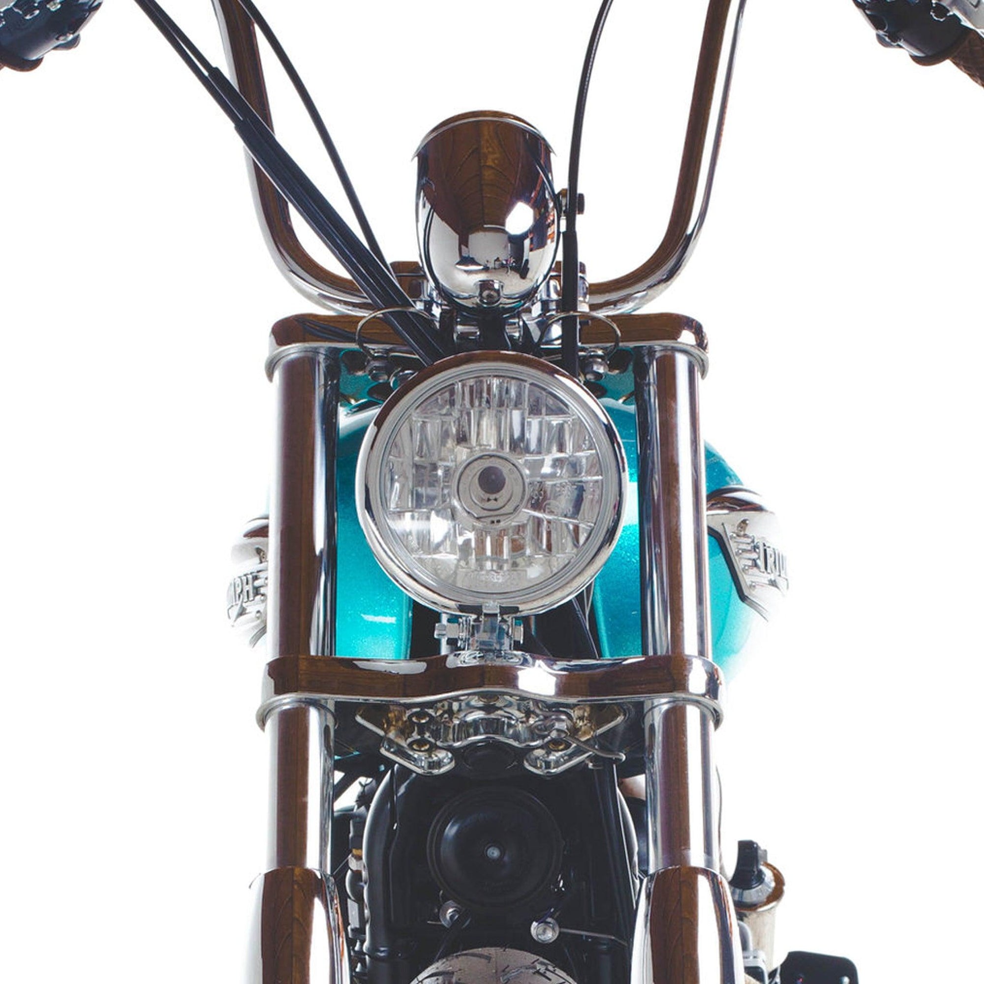Bates Style 5 3/4" Headlight - Black or Chrome Plated