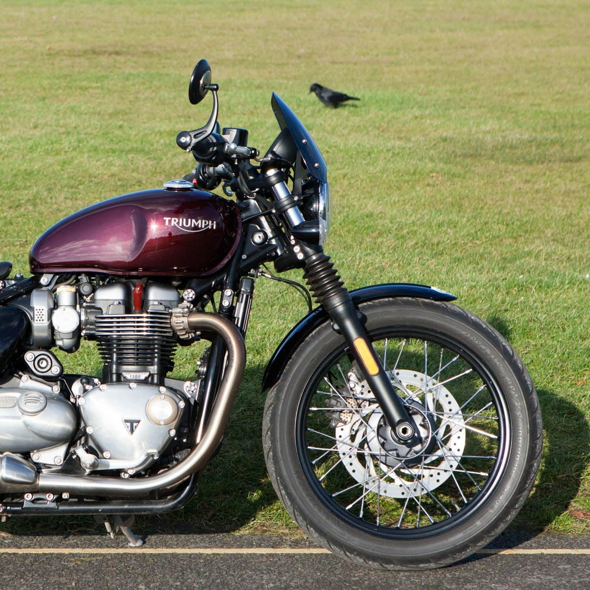 Dart Classic S3 Flyscreen for Triumph Bobber (41mm forks) | Black