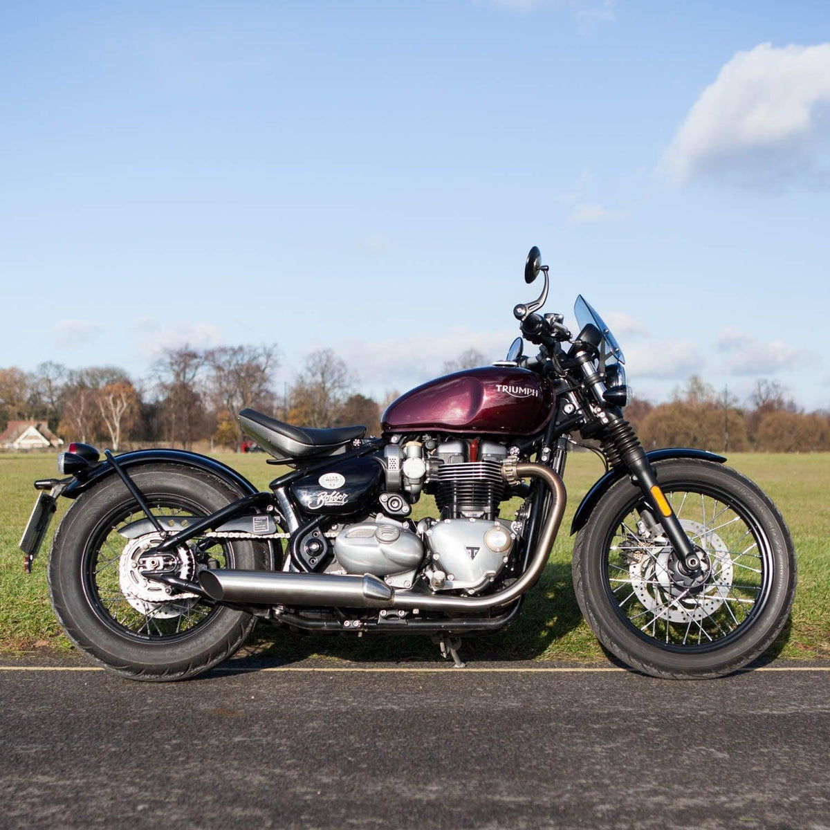 Dart Classic S3 Flyscreen for Triumph Bobber (47mm forks) | Black