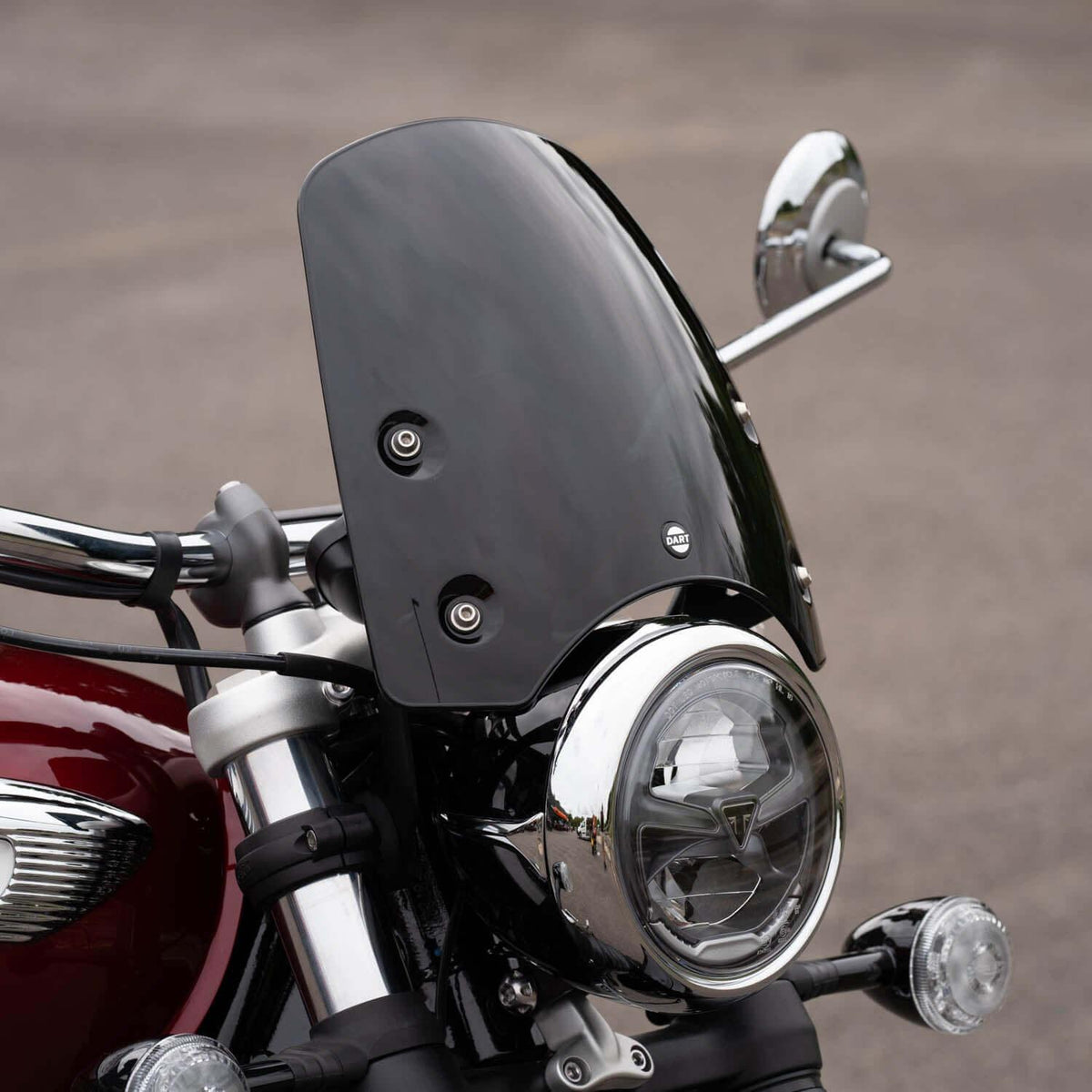 Dart Classic S3 Flyscreen for Triumph Speedmaster 1200 (2021 on) | Bla