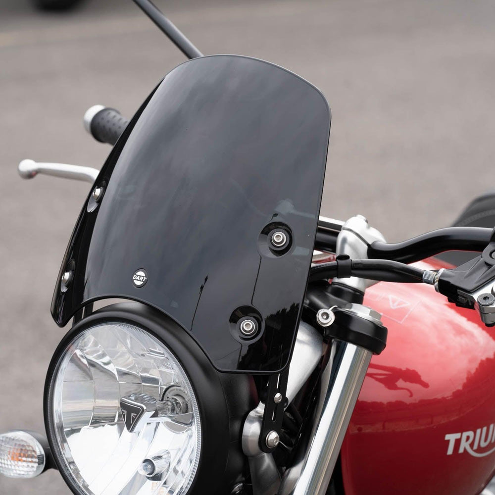Dart Classic S3 Flyscreen for Triumph Street Scrambler to 2020 | Black