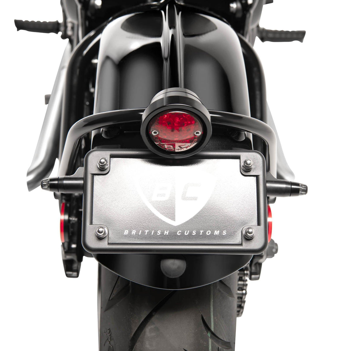 Mo.Blaze Pin + Pan Tail Light Kit for Triumph Bobber | British Customs