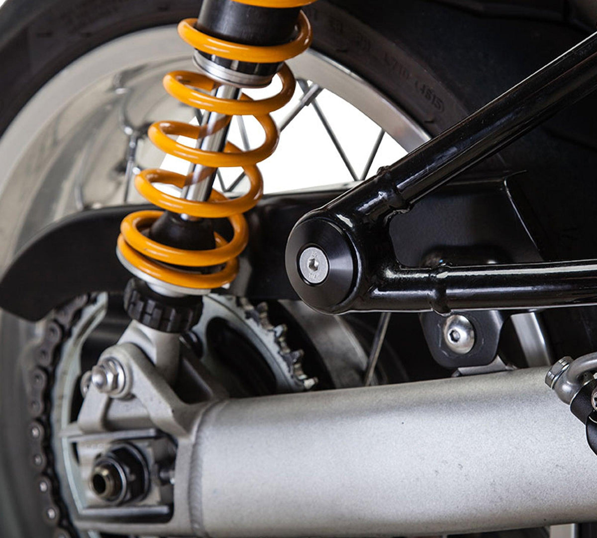 Black Passenger Peg Block Off for Triumph Motorcycles