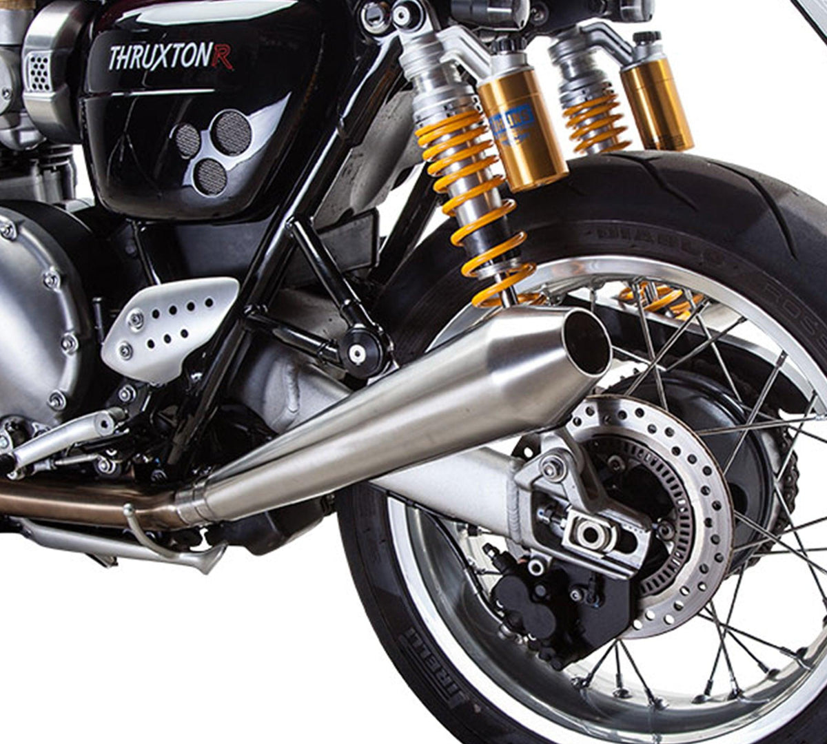 Black Passenger Peg Block Off for Triumph Motorcycles