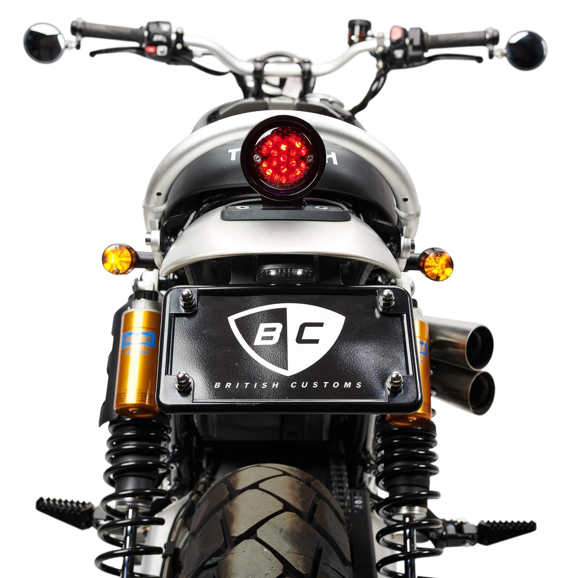Plug & Play Retro LED Turn Signals for Triumph Scrambler 1200 | Rear F