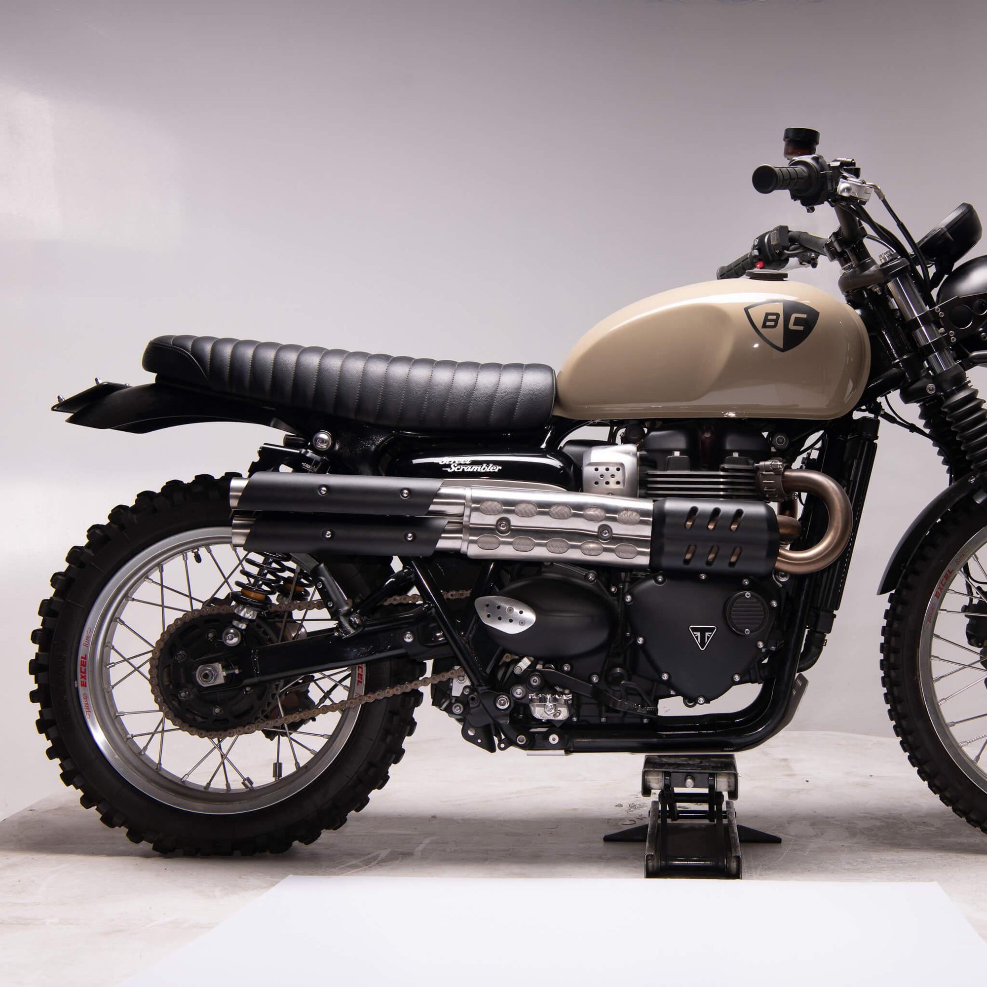 Shotgun Exhaust Heat Shield for Triumperh Scrambler